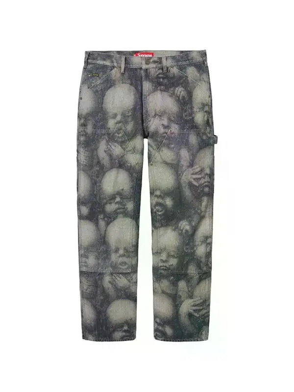 Supreme H.r. Giger Double-knee Jeans