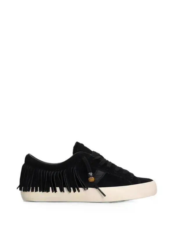 D.a.t.e. Hill Low Fringed Beaded Sneakers