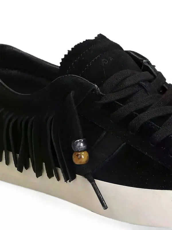 D.a.t.e. Hill Low Fringed Beaded Sneakers