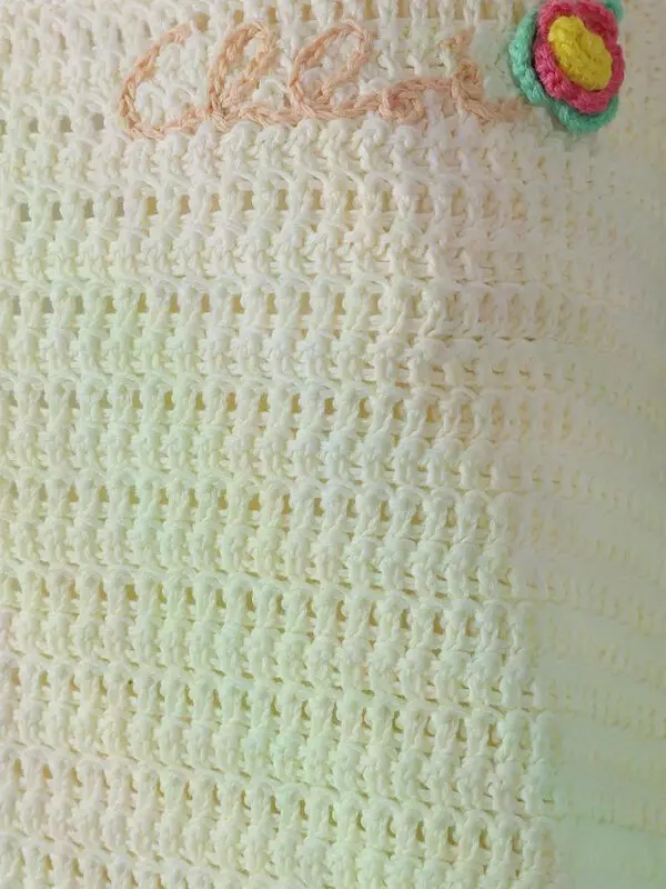 Chloé Sleeveless Cropped Top In Crochet Knit