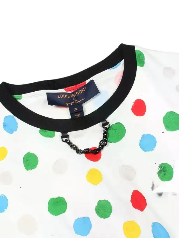 LOUIS VUITTON X Yayoi Kusama 2010s Dot Chain T-shirt