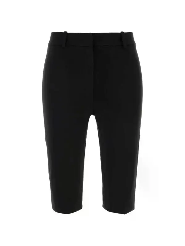Magda Butrym Crepe Capri Shorts - Black