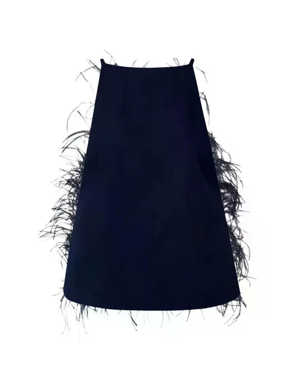 Pinko Feather-trim Sequin-embellished Top