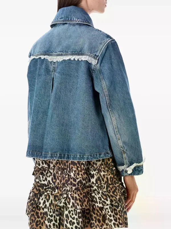 GANNI Jacket In Rigid Denim