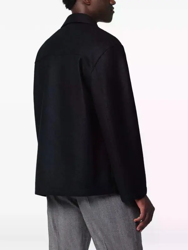 Harris Wharf London Double-breasted Oversized Peacoat