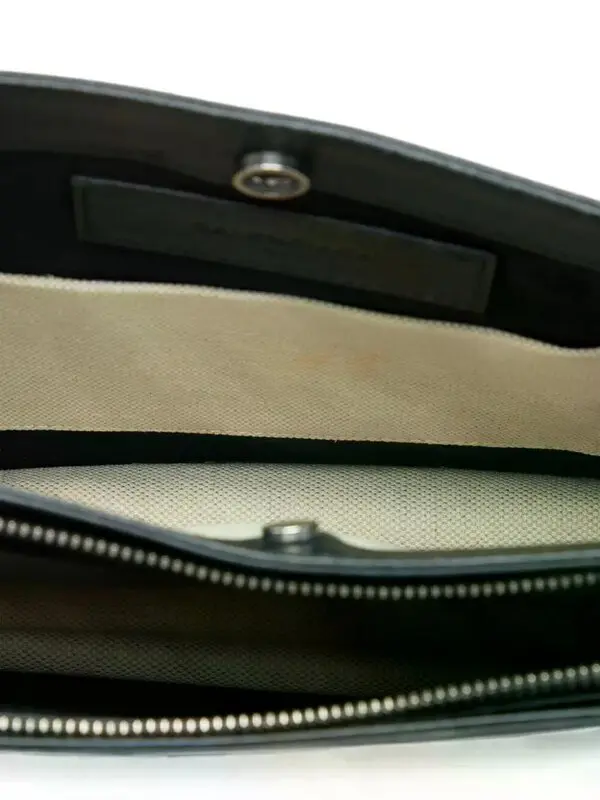 Balenciaga 2017 Canvas Navy Pochette Crossbody Bag