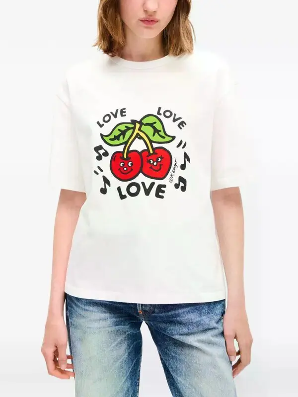 Kenzo Loves Cherry-print T-shirt
