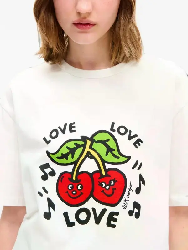 Kenzo Loves Cherry-print T-shirt