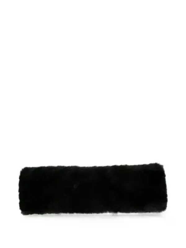 Apparis Eleni Faux-fur Elasticated Headband - Black