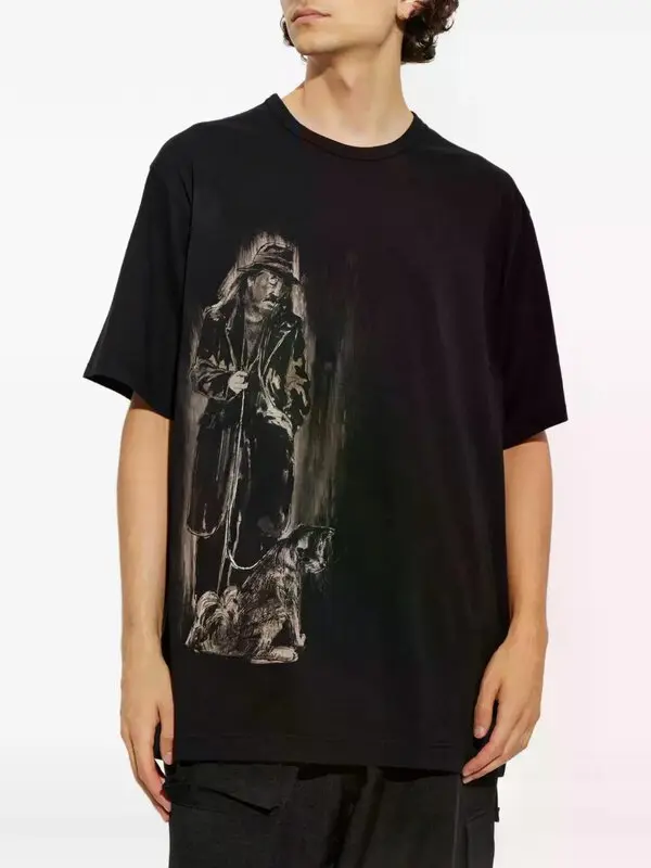 Yohji Yamamoto Graphic-print T-shirt