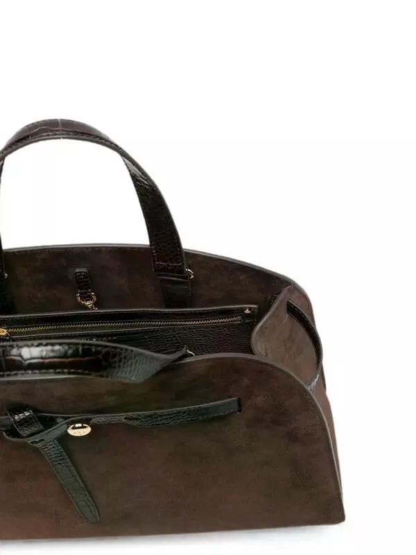 Tory Burch Crocodile-effect Panelled Tote Bag