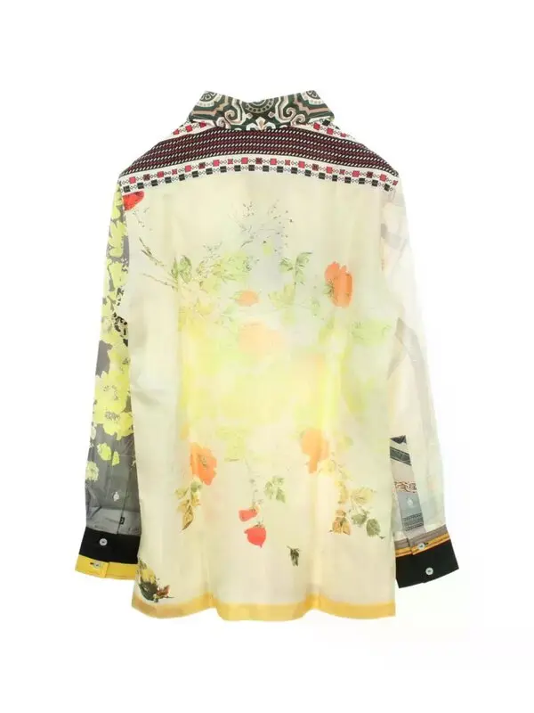 LOUIS VUITTON 2020s Graphic-print Silk Shirt