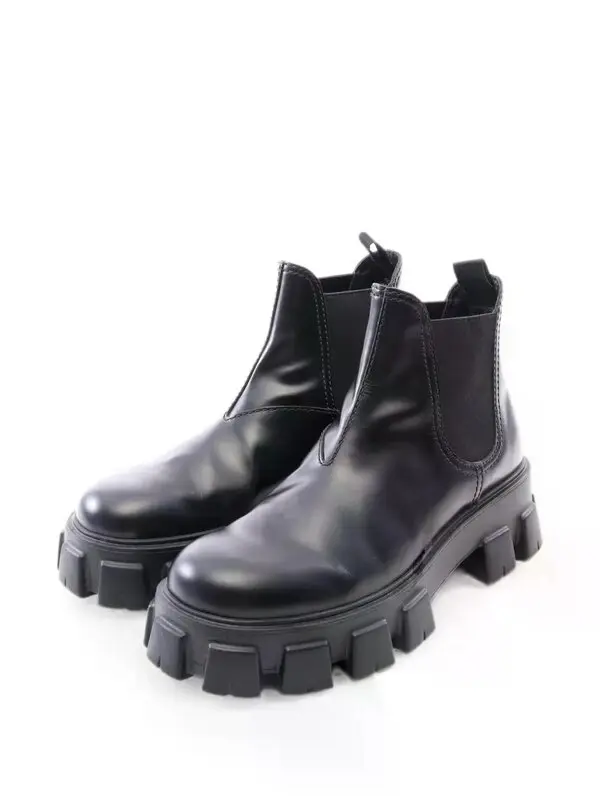 Prada Monolith Chelsea Boots