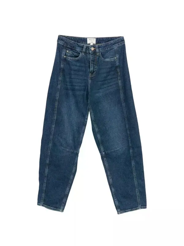MAISON123 Robinson Panelled Straight-leg Jeans - Blue