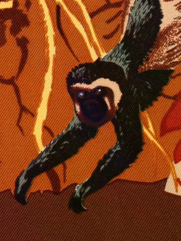 Hermès 2010s Africa Silk Scarf