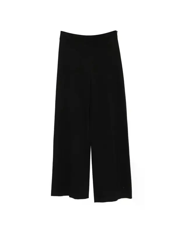 DRYKORN Zip-fastening Wide-leg Trousers - Black