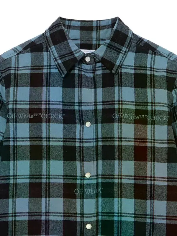Off-White Check-print Padded Shirt