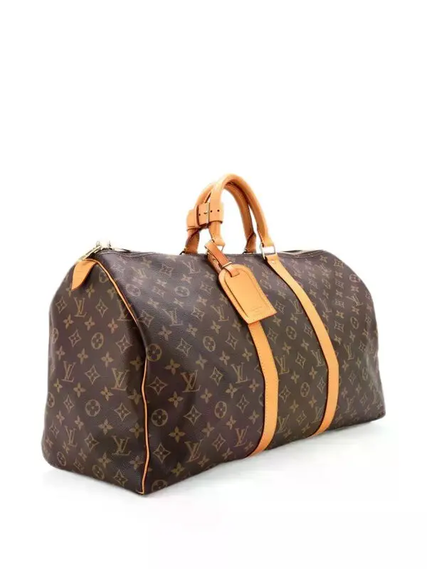 LOUIS VUITTON Keepall Bag Monogram Canvas 50 Travel Bag
