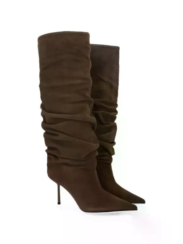 LE SILLA Bella Ruched-shaft Pointed-toe Boots
