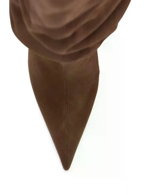 LE SILLA Bella Ruched-shaft Pointed-toe Boots