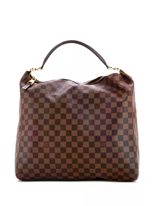 LOUIS VUITTON Portobello Damier Gm Hobo Bag - Brown