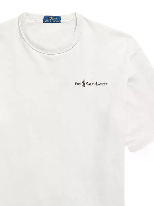 Polo Ralph Lauren Logo-embroidered T-shirt - Neutrals