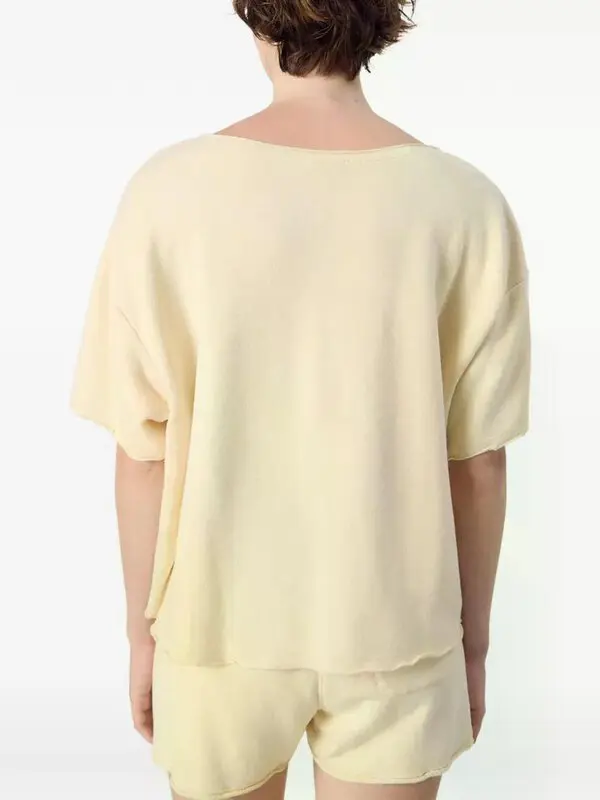 American Vintage Atubay Raw-cut Graphic-print T-shirt