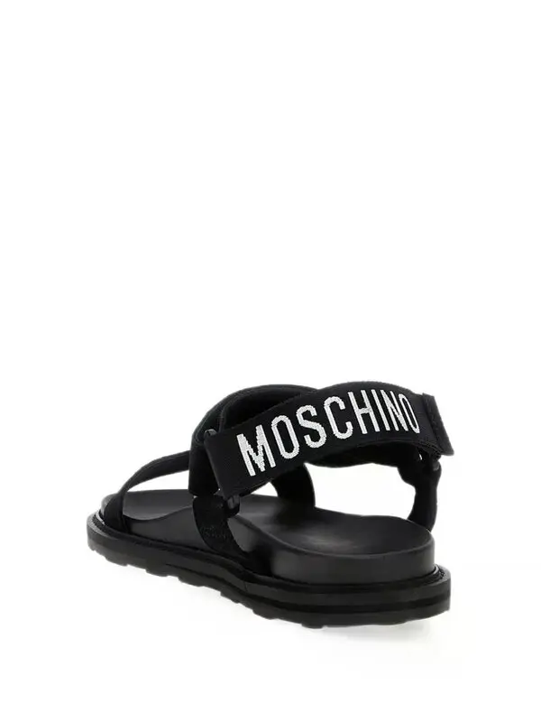Moschino Logo-print Touch-strap Sandals