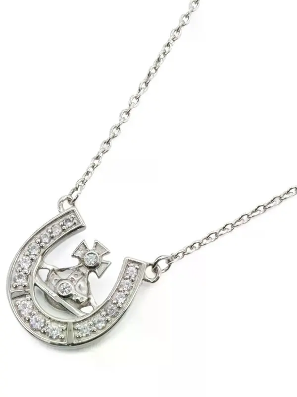 VIVIENNE WESTWOOD 2020s Mare Horseshoe-pendant Necklace - Silver