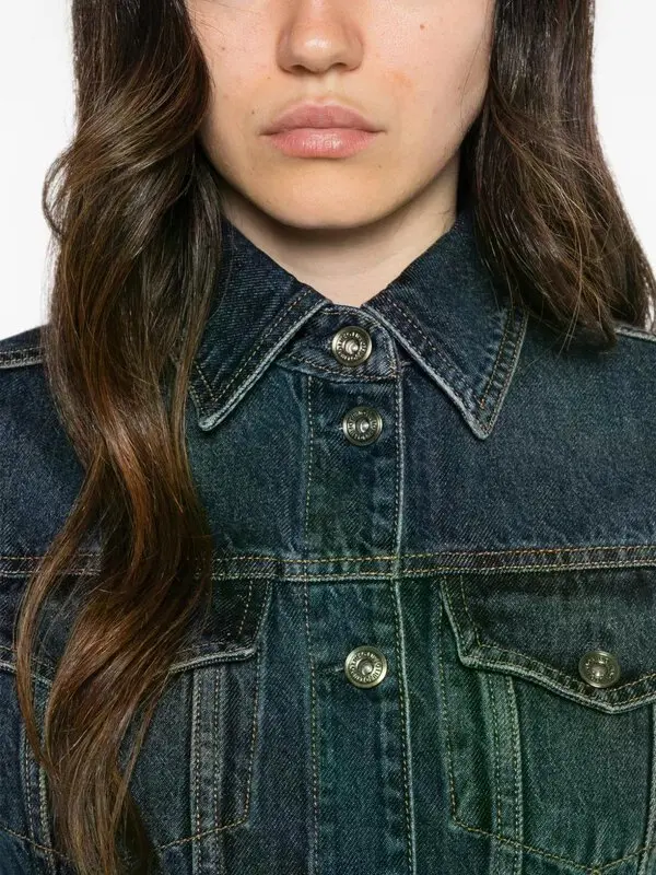 Liu Jo X Elodie Button-up Denim Mini Dress