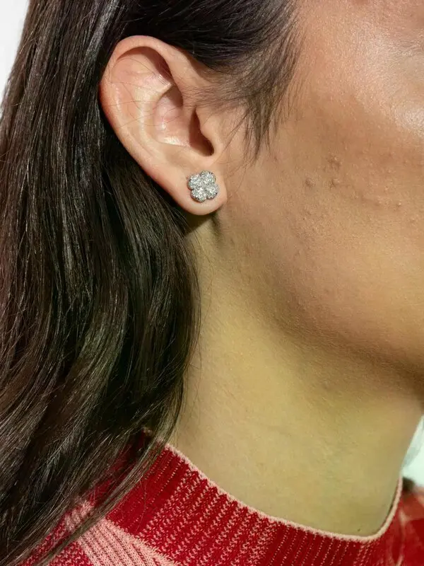 Kate Spade New York Crystal-embellished Clover Earrings