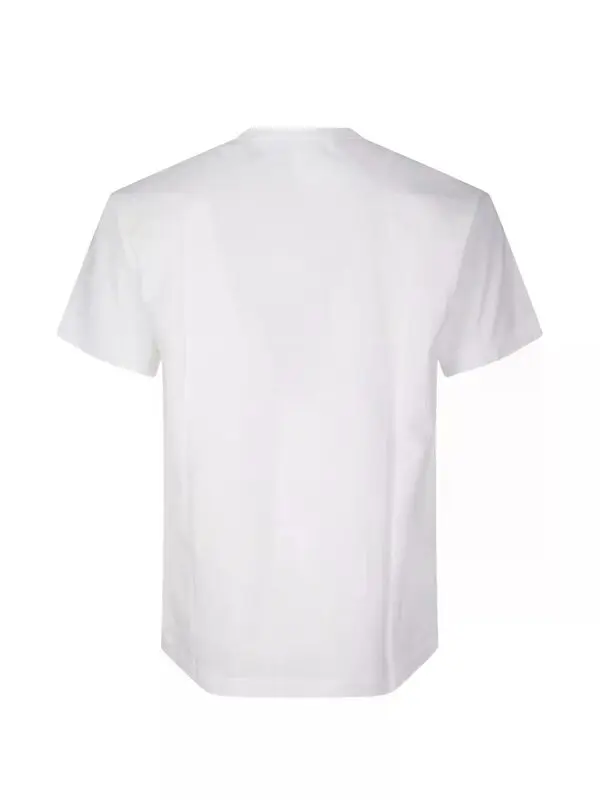 Play Comme Des Garcon Rhinestone-embellished Embroidered T-shirt