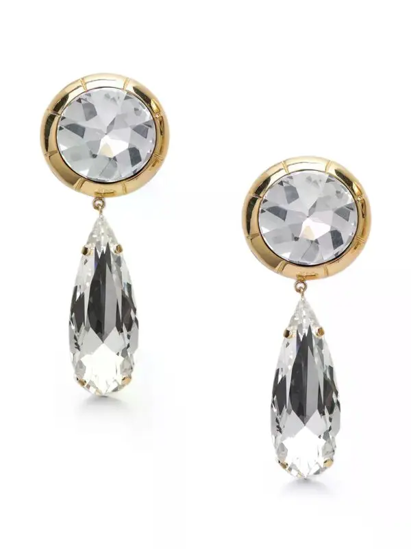 Alessandra Rich Crystal-pendant Drop Earrings