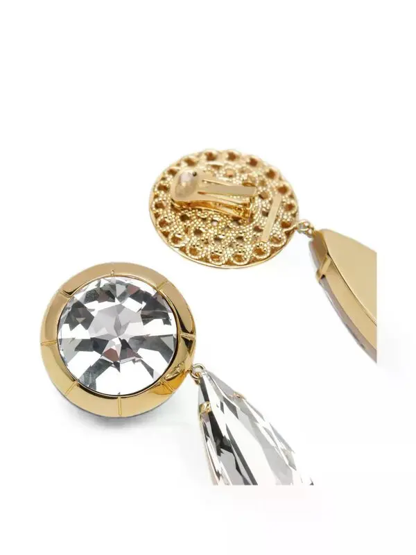 Alessandra Rich Crystal-pendant Drop Earrings