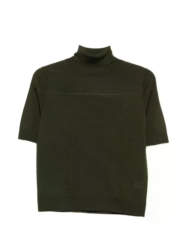 HUGENBERG Short-sleeve Turtleneck Sweatshirt