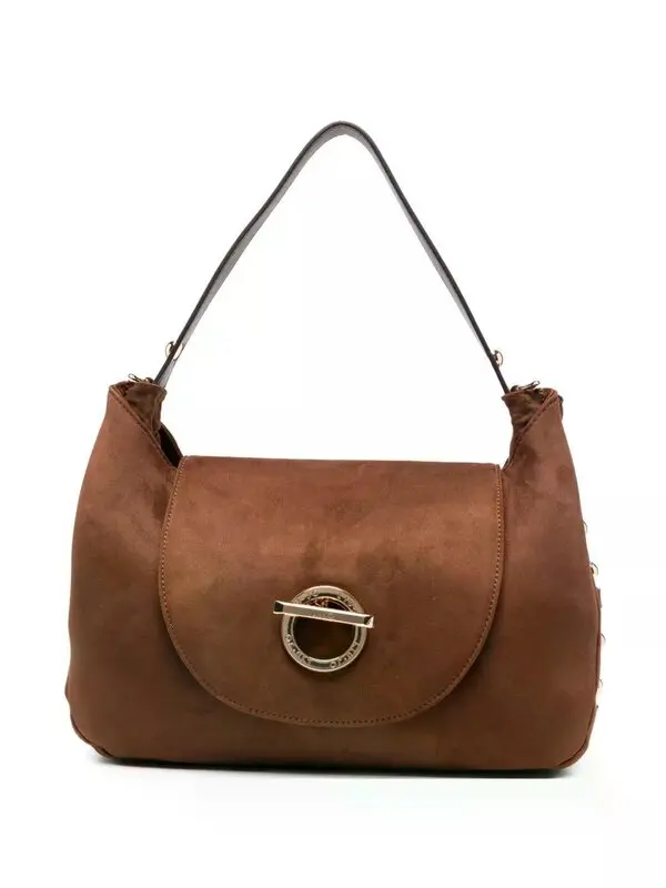 Liu Jo Stud-embellished Twist-lock Shoulder Bag - Brown