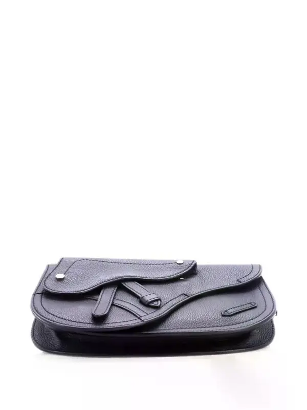 Dior Saddle Messenger Pouch Leather Crossbody Bag