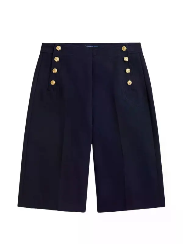 Polo Ralph Lauren Button-embellished Tailored Trousers - Blue