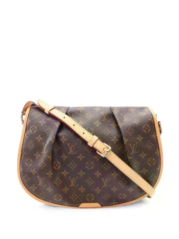 LOUIS VUITTON 2012 Mm Menilmontane Monogram Canvas Shoulder Bag