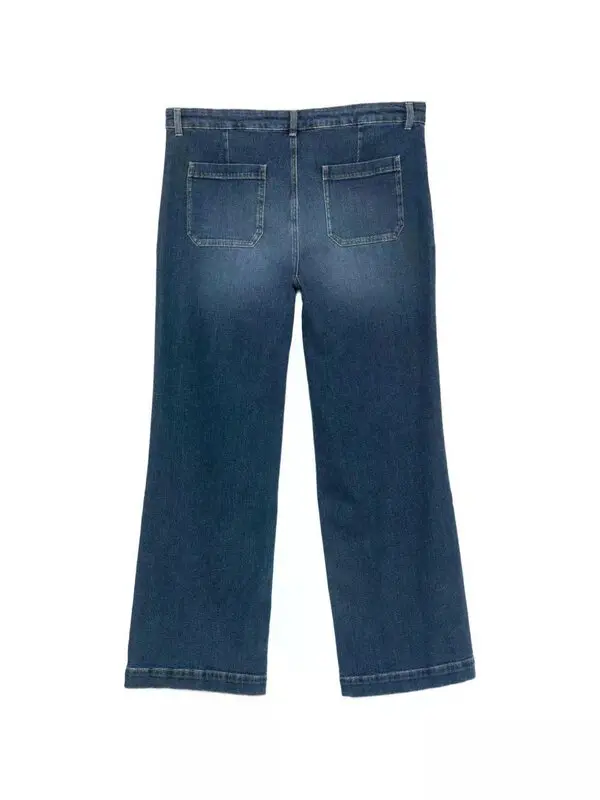 MAISON123 Patch-pocket Wide-leg Jeans