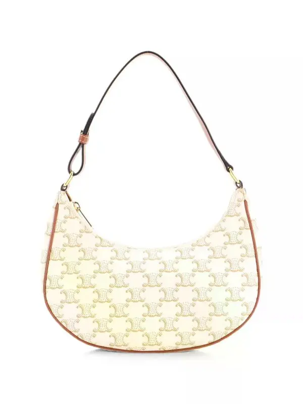 Celine Ava Bag Triomphe Coated Canvas Hobo Bag