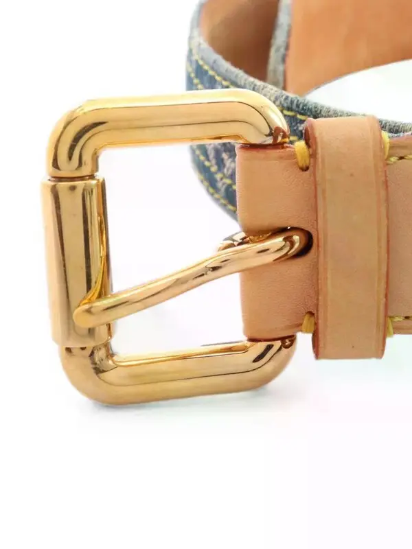LOUIS VUITTON 2006 Monogram Denim Belt
