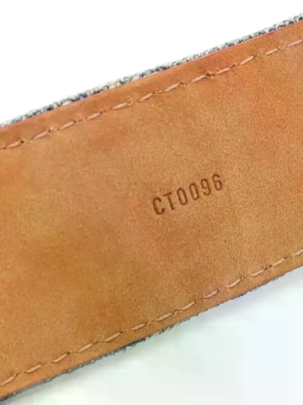 LOUIS VUITTON Monogrammed Denim Belt