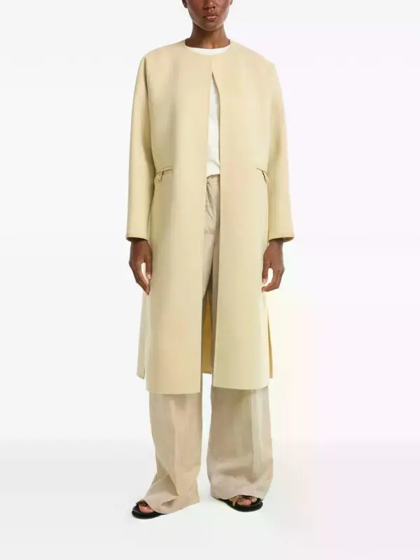 YVES SALOMON Double-sided Belted Coat