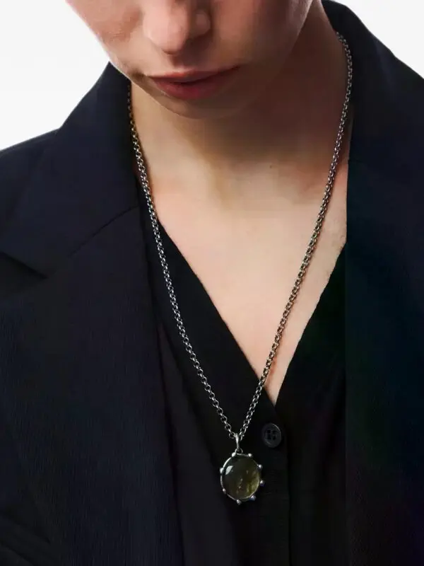POISONED HEARTS Face-pendant Chain Necklace