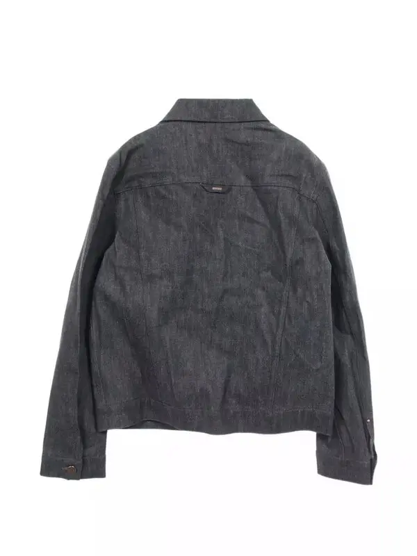 LOUIS VUITTON 2010s Shadow Monogram Denim Jacket