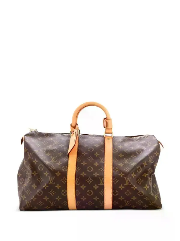 LOUIS VUITTON Keepall Bag Monogram Canvas 45 Satchel