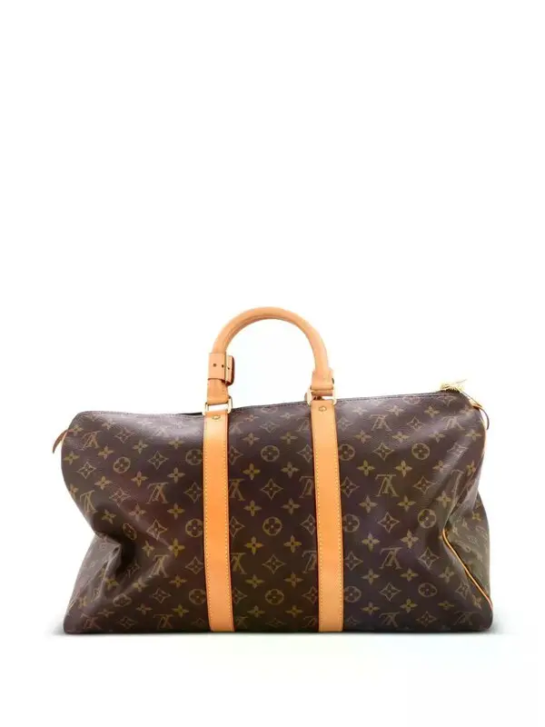 LOUIS VUITTON Keepall Bag Monogram Canvas 45 Satchel