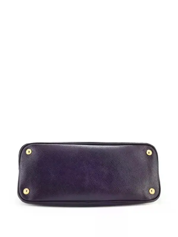 Prada Saffiano Leather Medium Satchel - Purple
