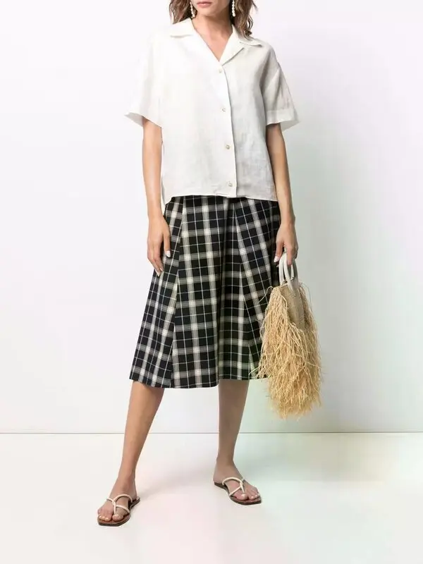 Woolrich Tartan-print A-line Skirt